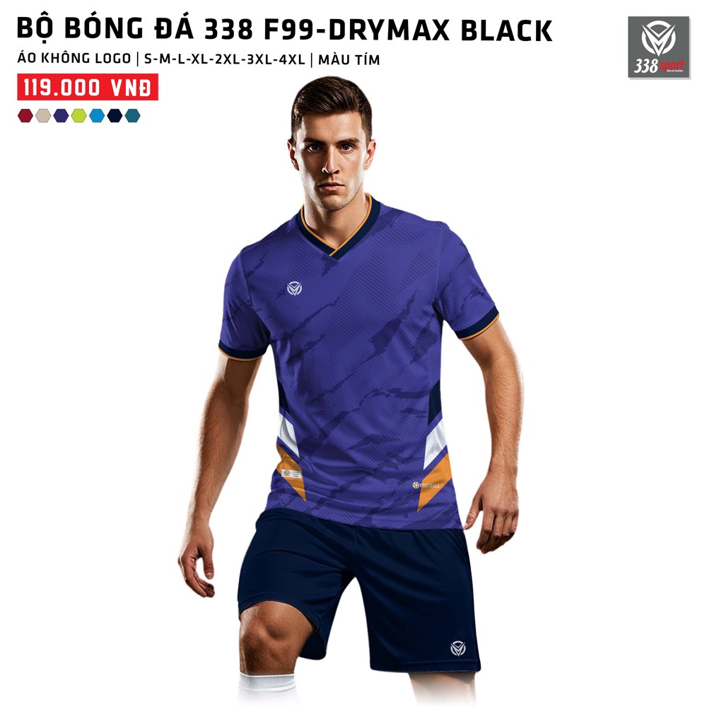 Thế Giới Áo Bóng Đá Không Logo 338-F99-DRYMAX BLACK - Thế Giới Áo Đấu ...